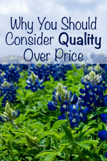 Why You Should Focus on Quality over Price | Young Adult Money