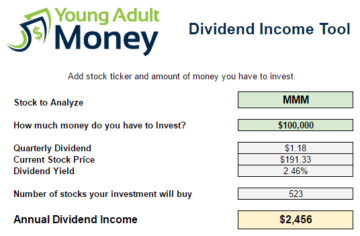How Much Can You Make in Dividend Income? This Spreadsheet Will Show You