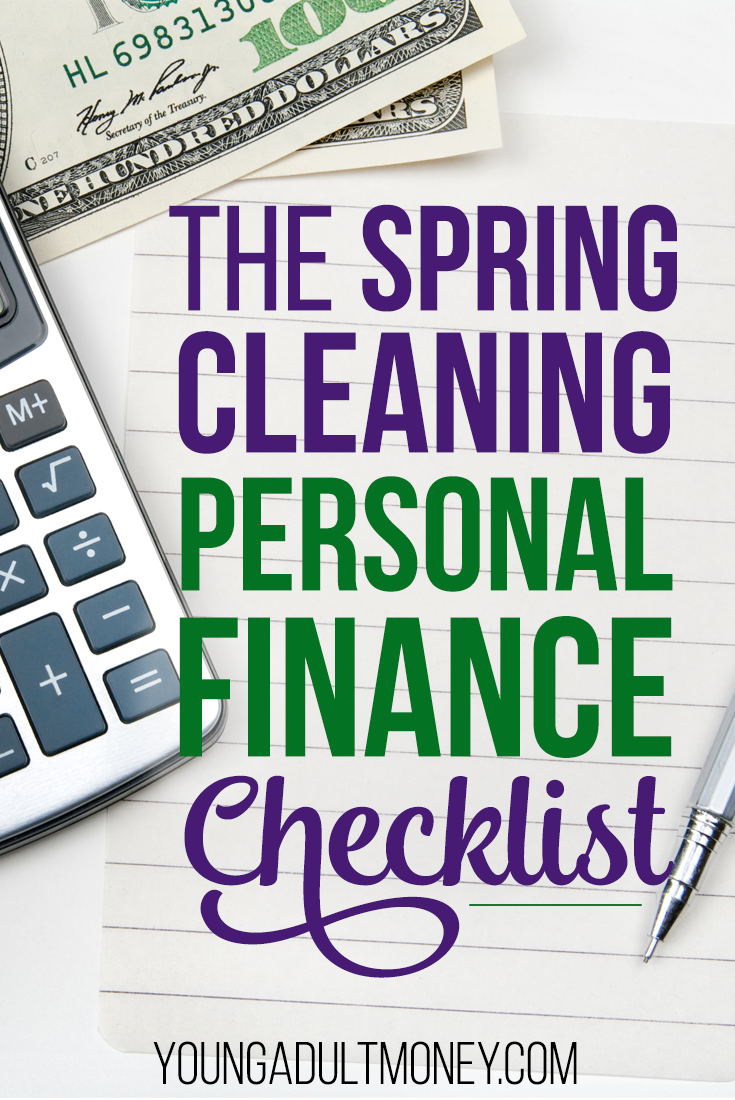 The Spring Cleaning Personal Finance Checklist | Young Adult Money