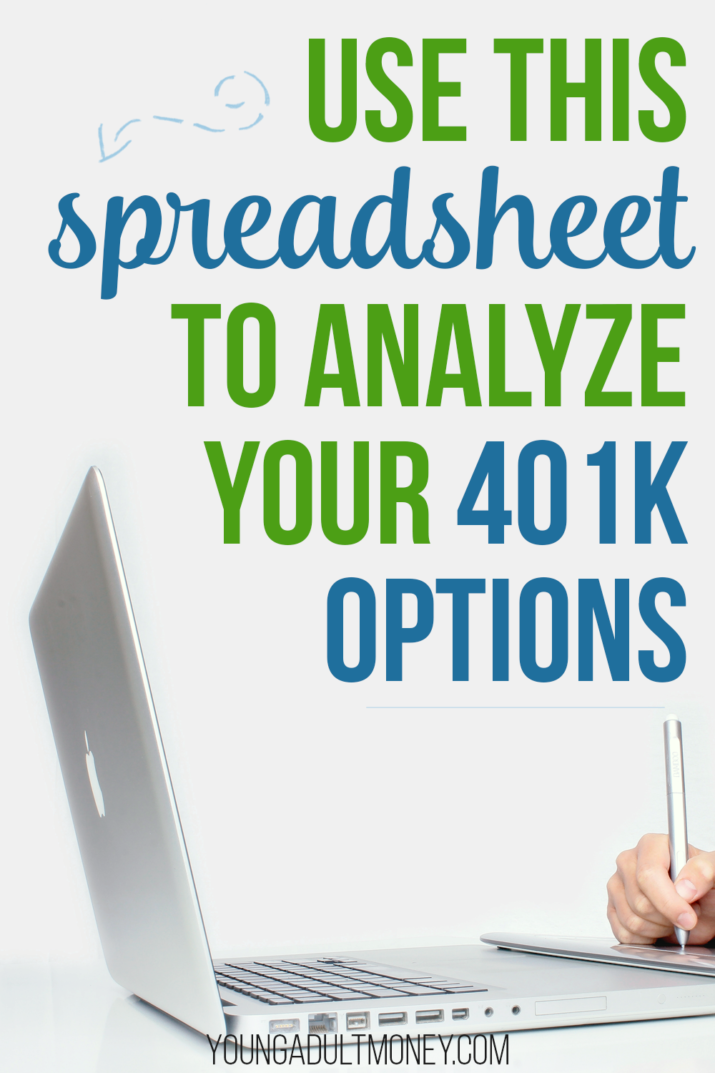 Use This Spreadsheet to Analyze your 401k Options | Young Adult Money